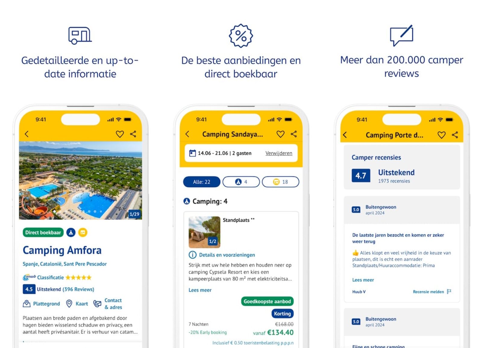 De nieuwe ANWB Camping App - ANWB Camping Informatie